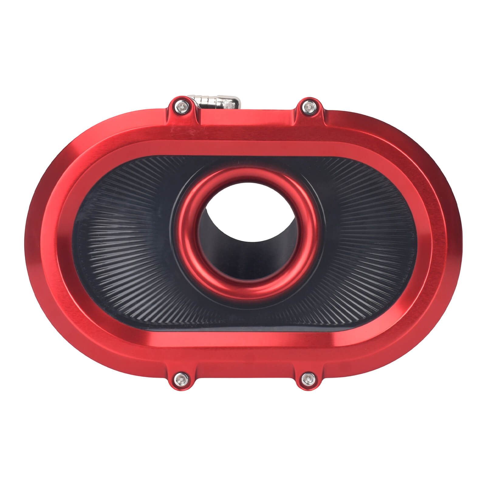High-Flow Air Cleaner Air Fliter-Red Housing for Harley CVO Road Glide ...