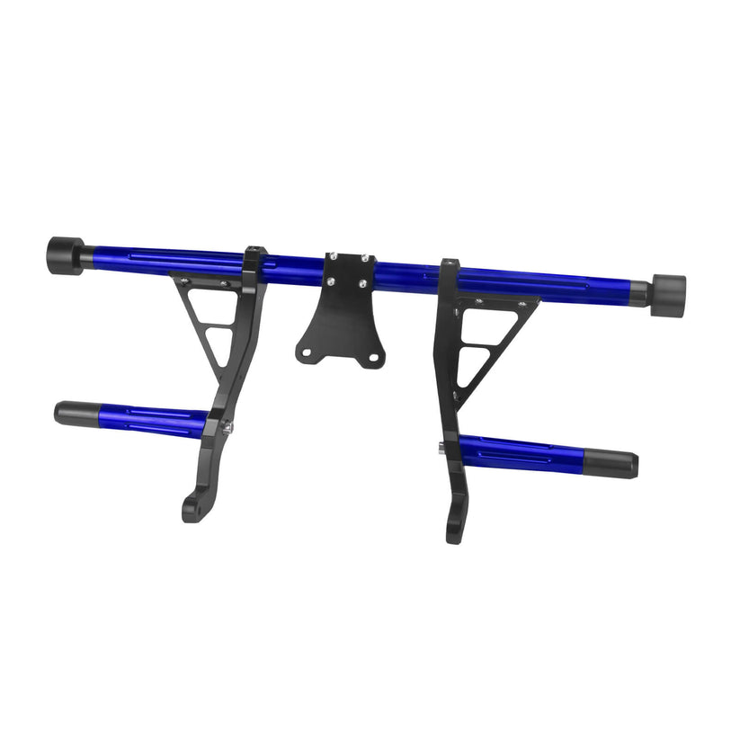 Blue Adjustable Aluminum Highway Engine Guard for Harley Touring 2014 ...